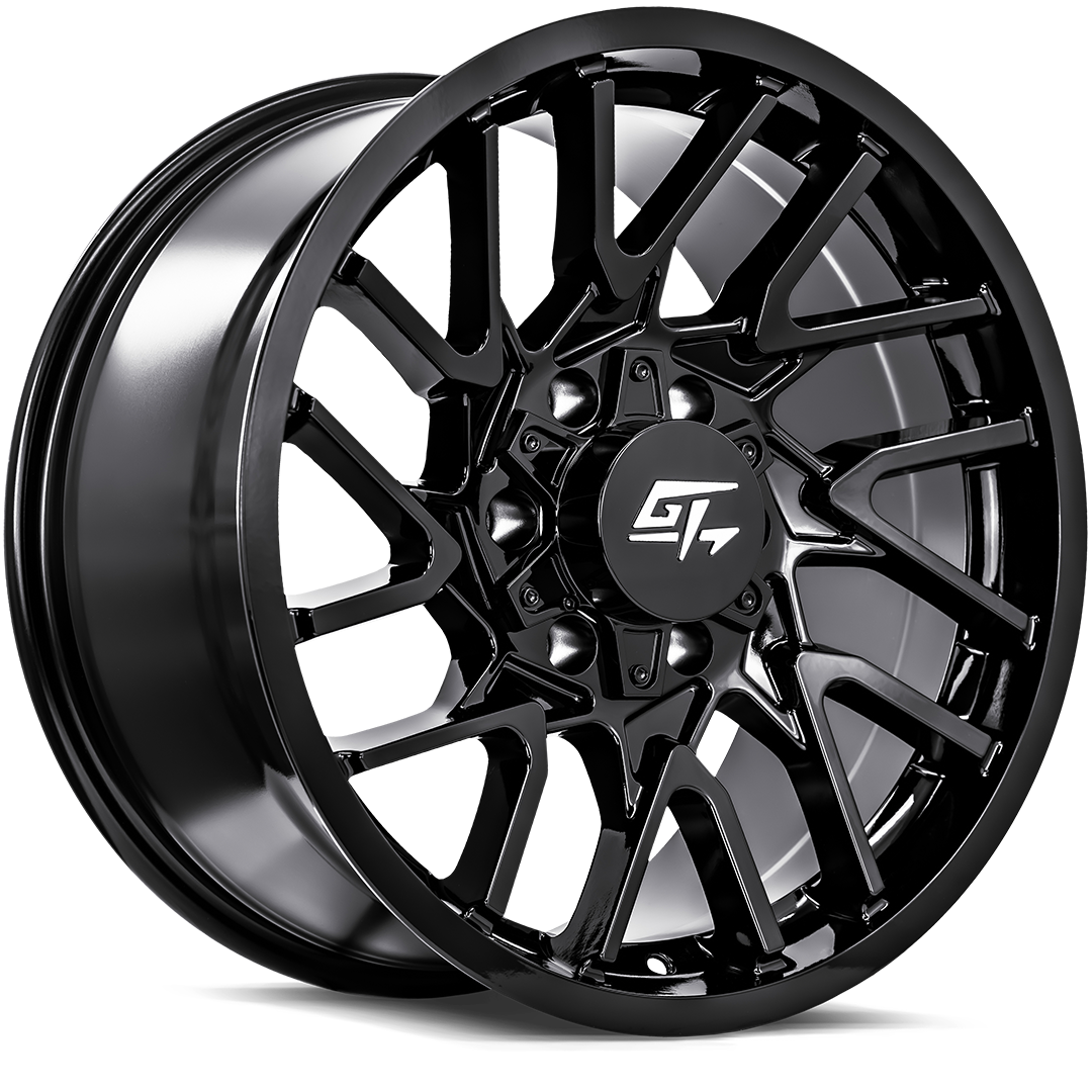 GT OFF-ROAD Aggression 18x9 6x135 / 6x139.7 +12 Gloss Black – APEX RIM ...