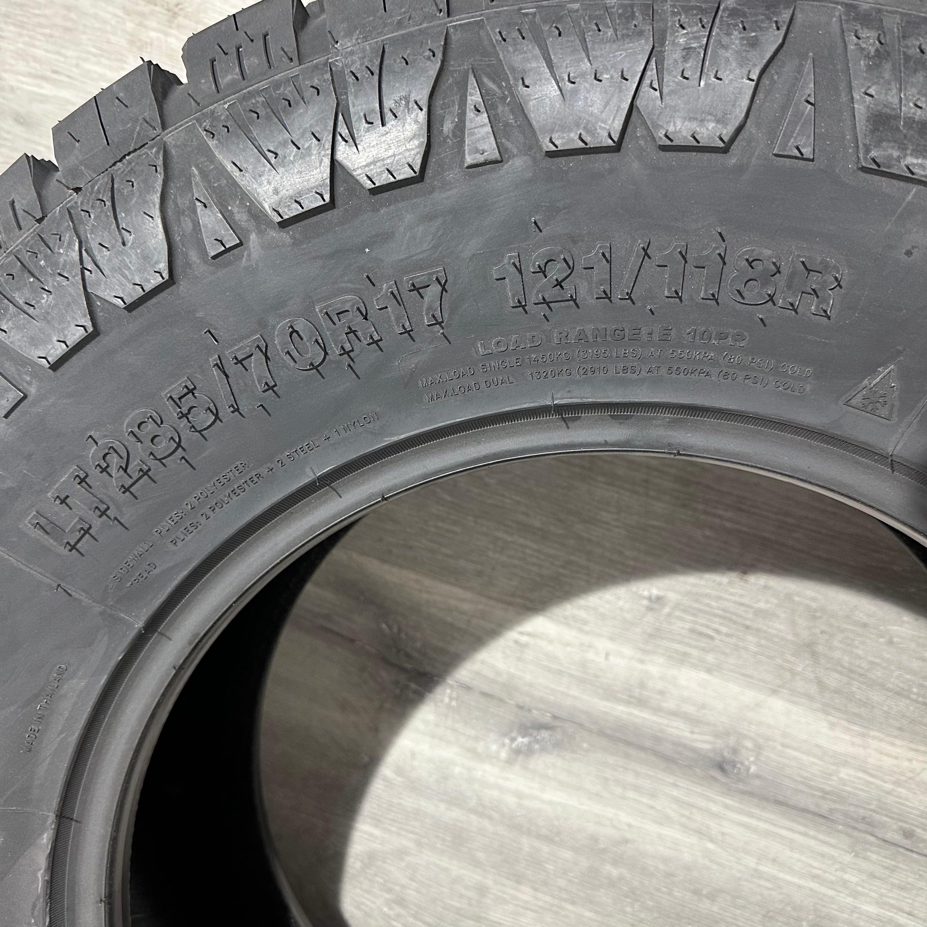 AMP Terrain Pro A/T | LT285/70R17 121/118R E – APEX RIM & TIRE